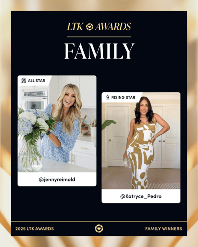 LTK Announces 2025 LTK Award Winners at Annual Creator Conference